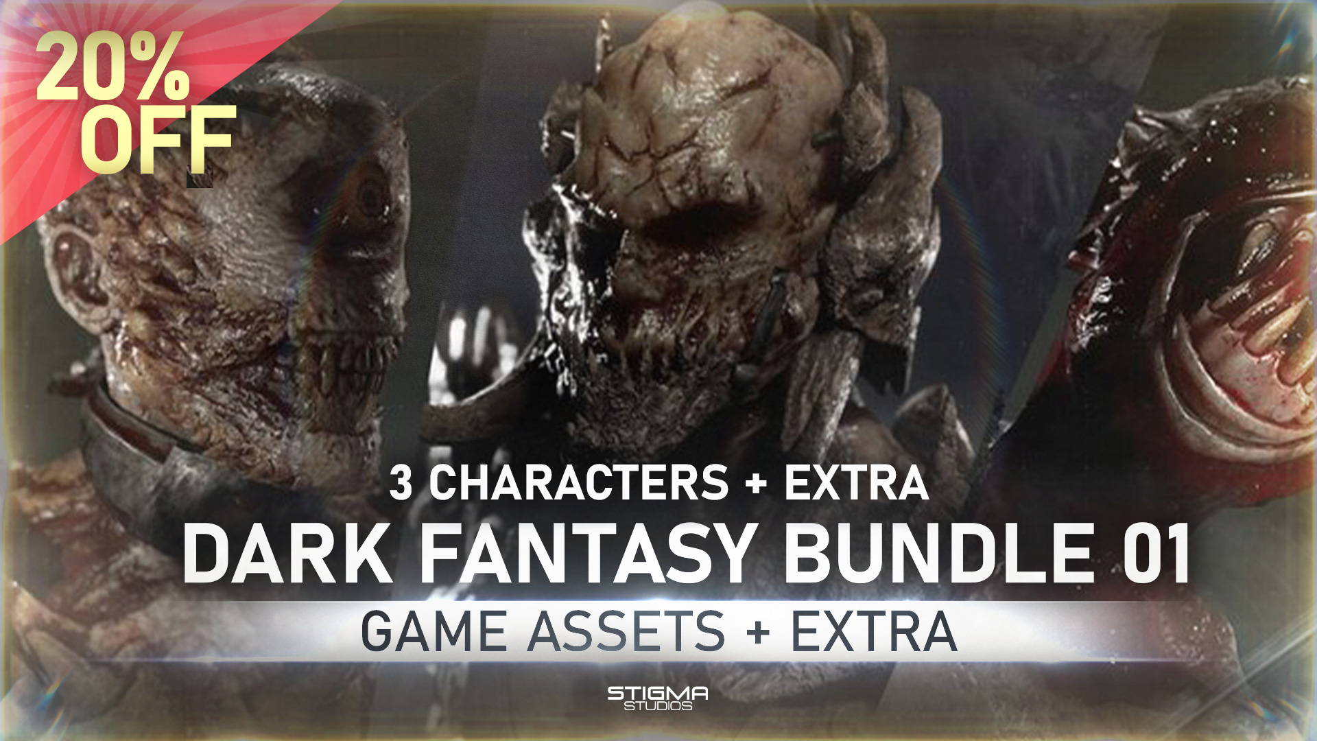 Dark Fantasy Bundle 01 - Game Assets + Extra
