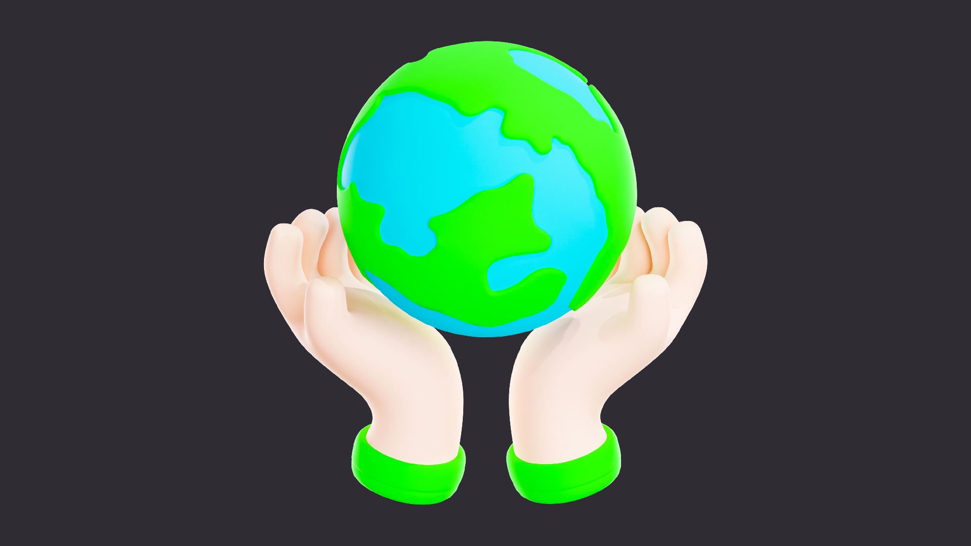 Hand holding Earth | Fab