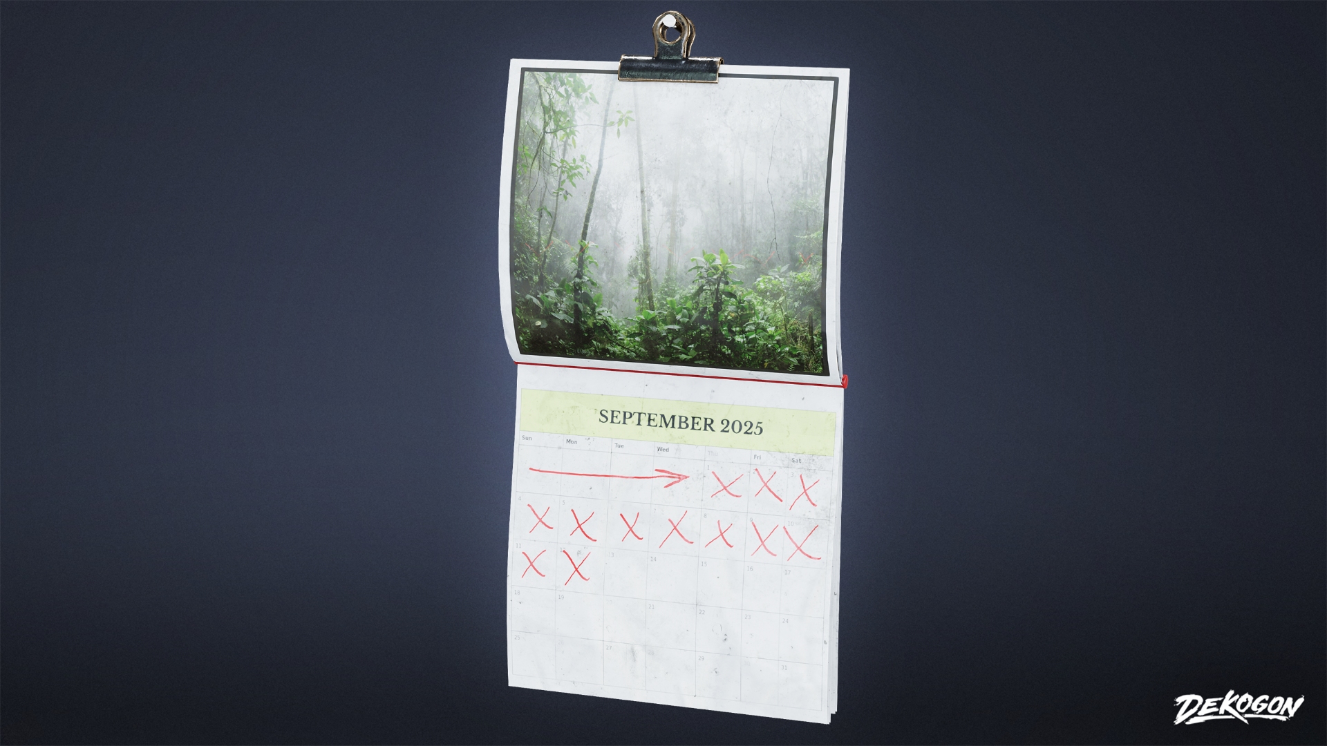 ABN - Calendar - PBR Game Ready | Fab