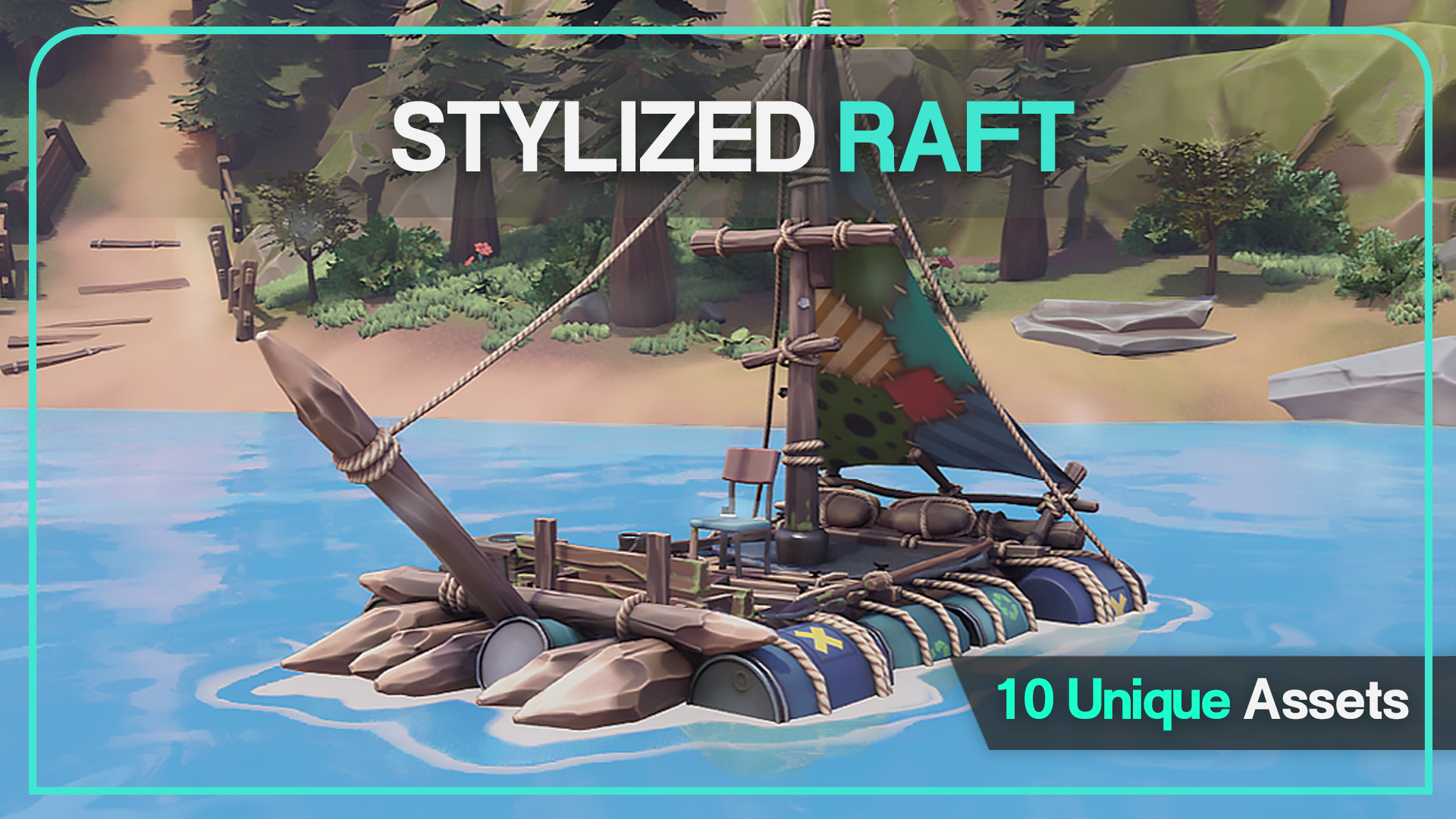 Stylized Raft | Fab