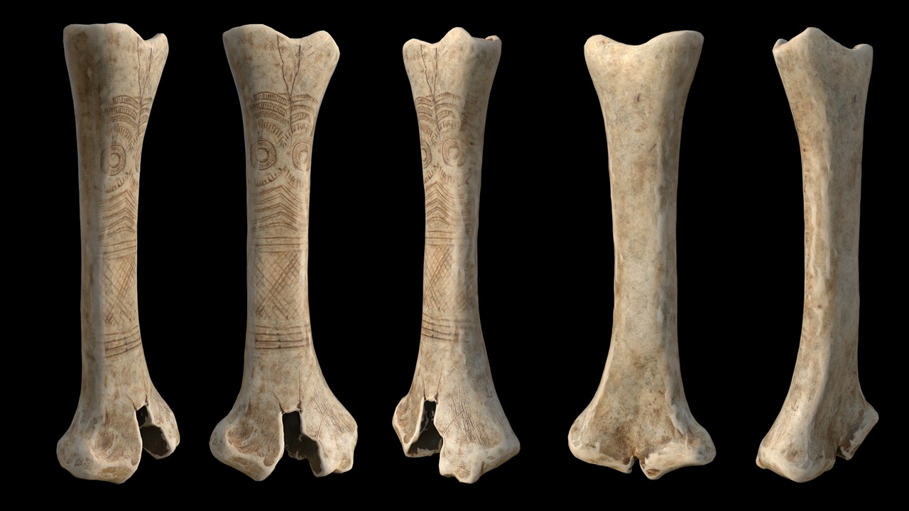 BRONZE AGE BONE IDOL 2 | Fab