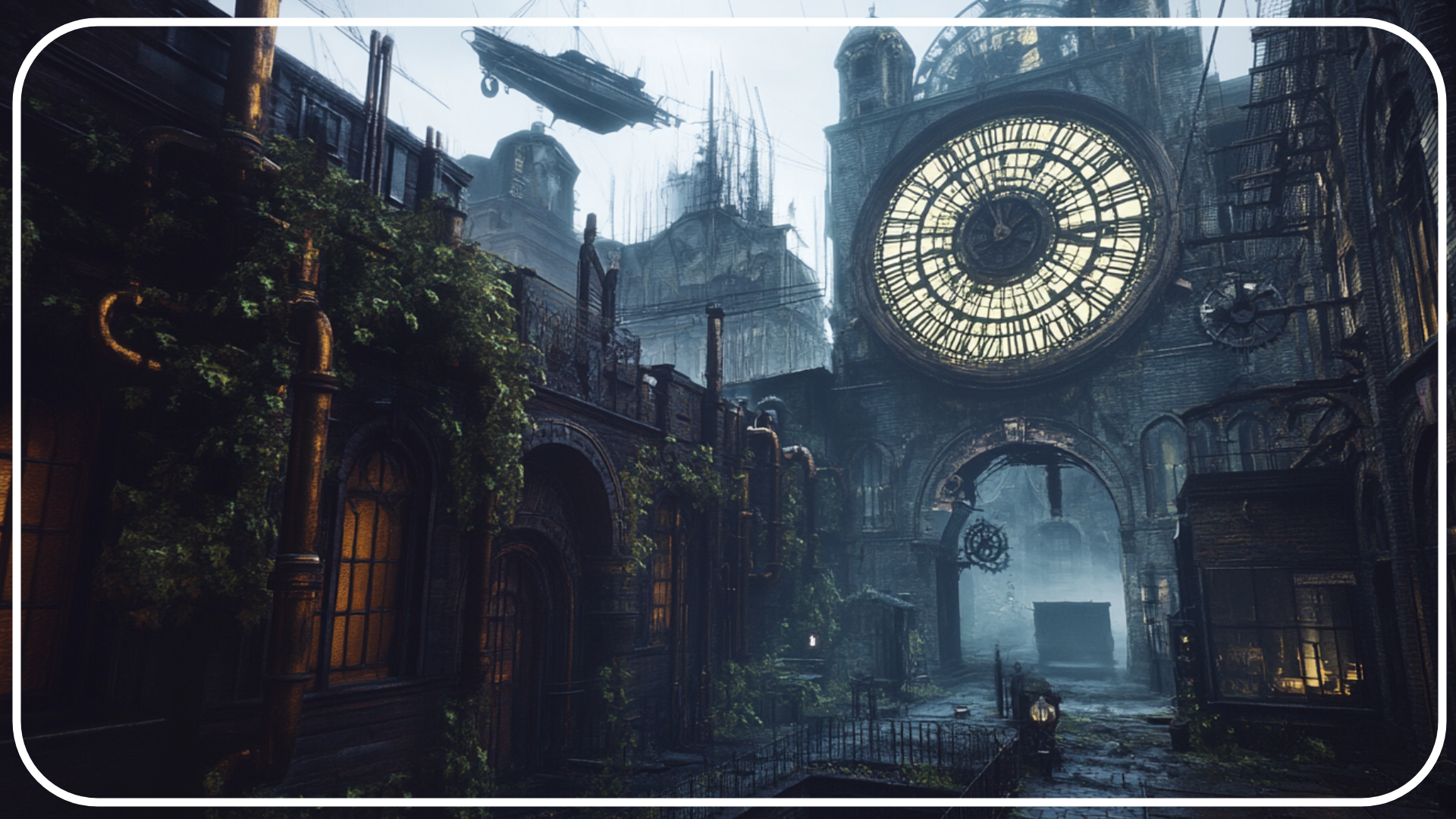 Steampunk Factory Backgrounds | Fab