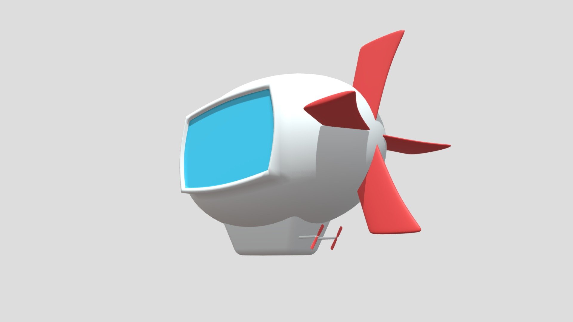 Cartoon Airship | Fab