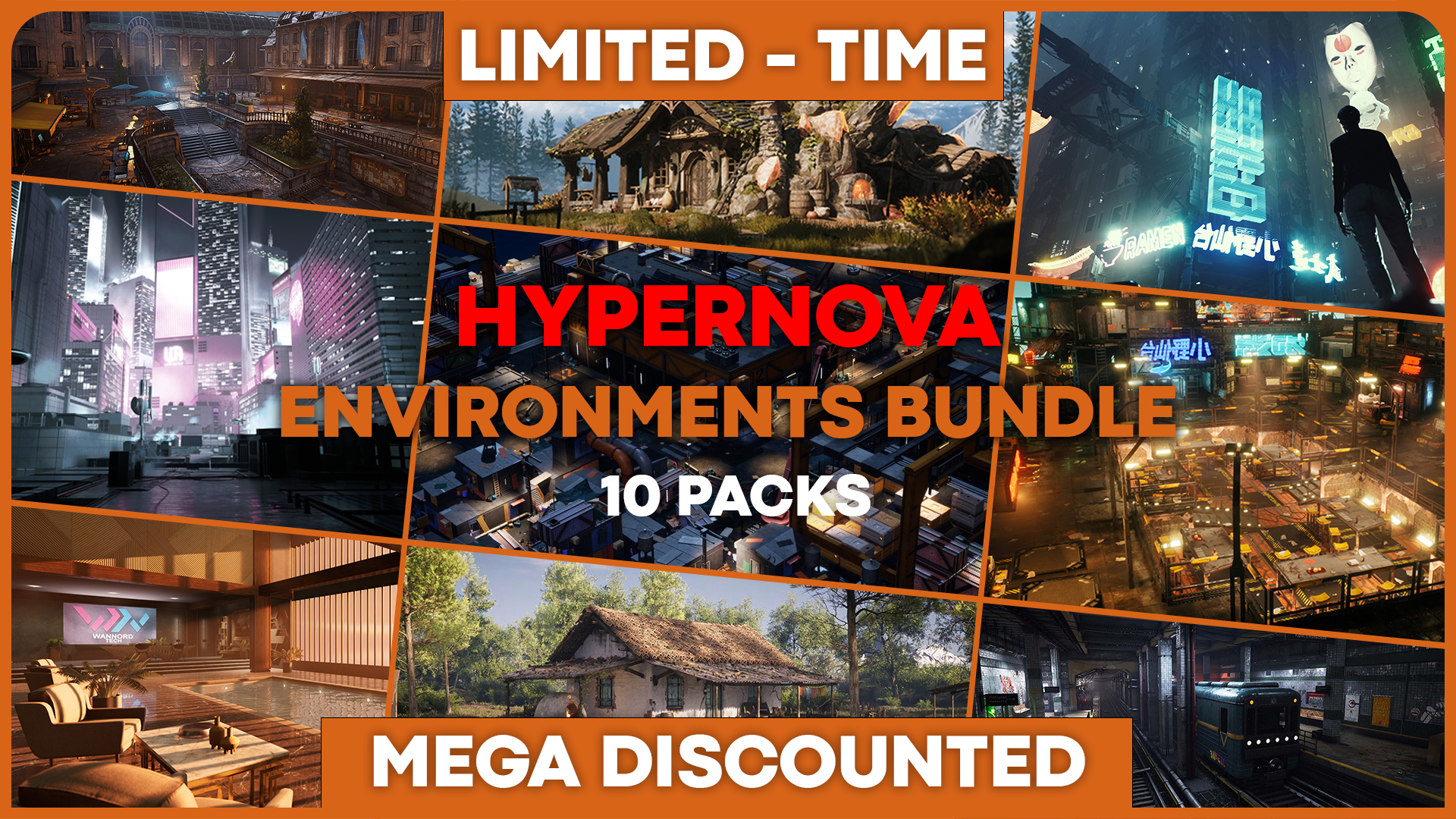 Hypernova Limited-Time Mega Discounted Unreal Engine Environments Bundle