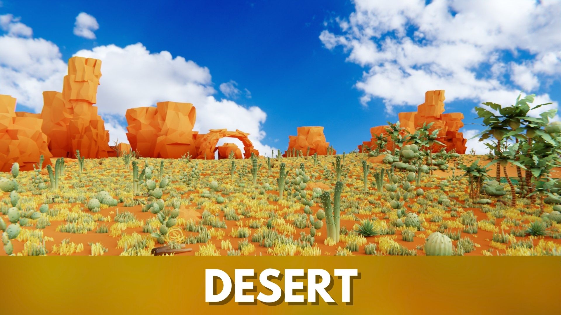 Low Poly Desert | Fab