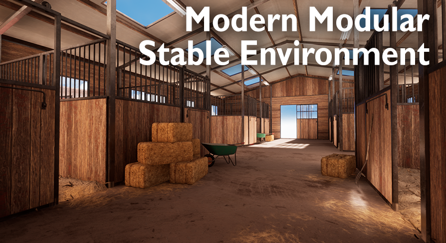 Modern Stable Environment - Modular Assets | Fab