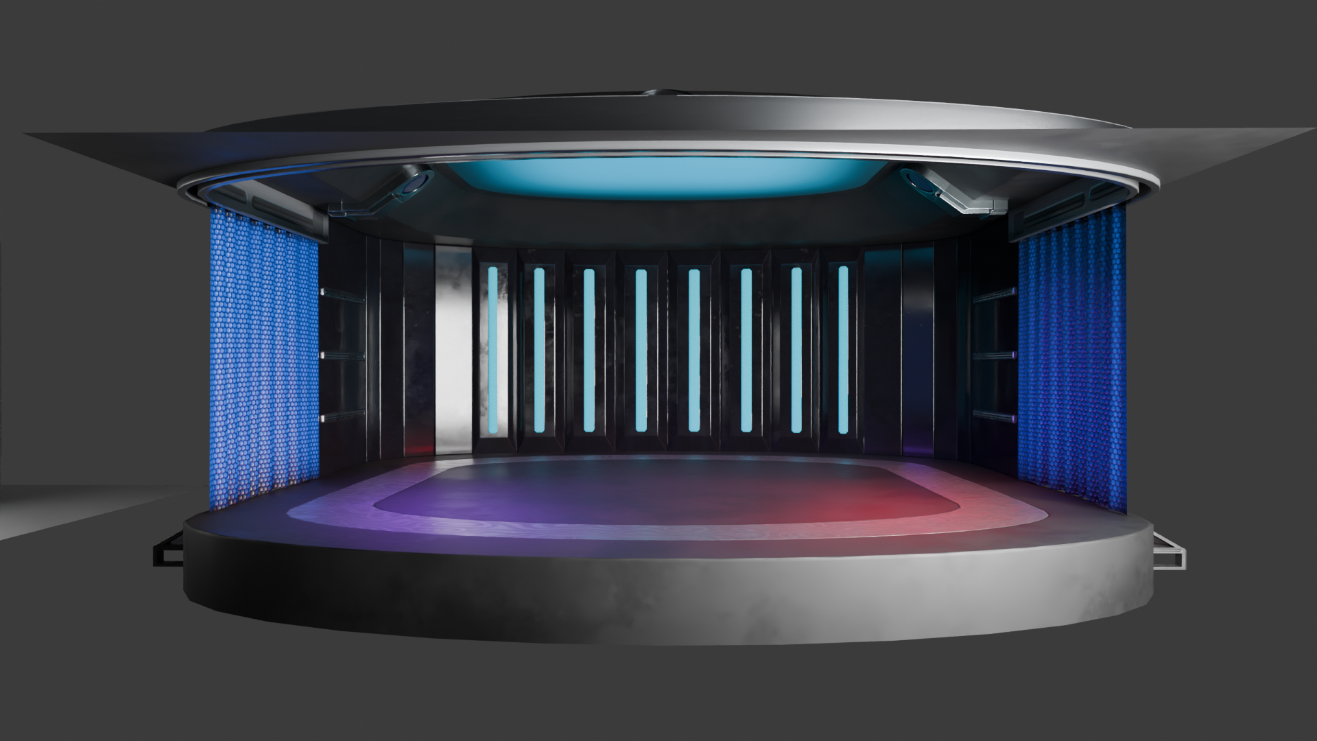 Futuristic Nightclub Stage | Fab