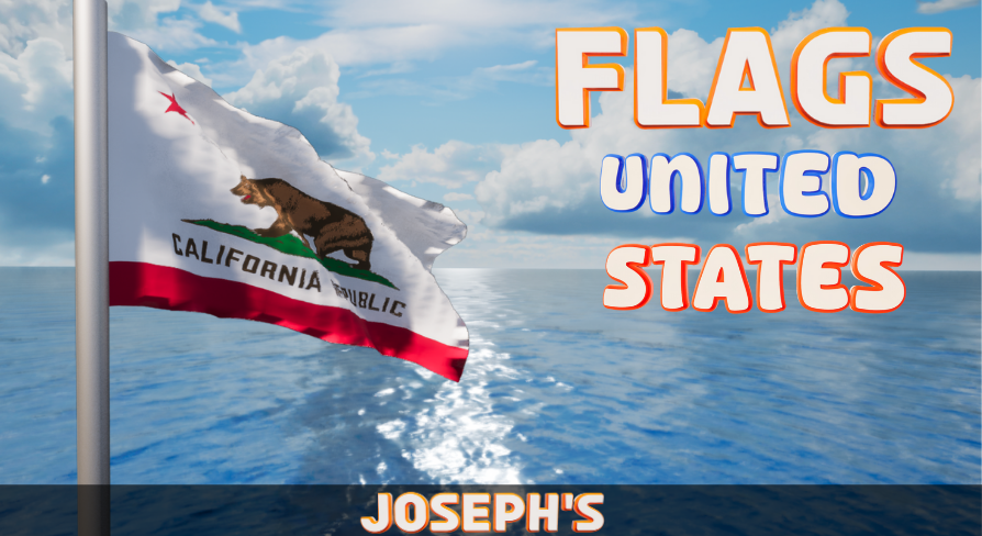 FLAGS of the United States of America States (52 Flags)