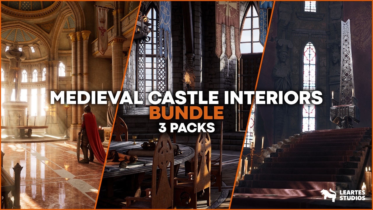 Medieval Castle Interiors Bundle ( Medieval Castle Interior Bundle ...