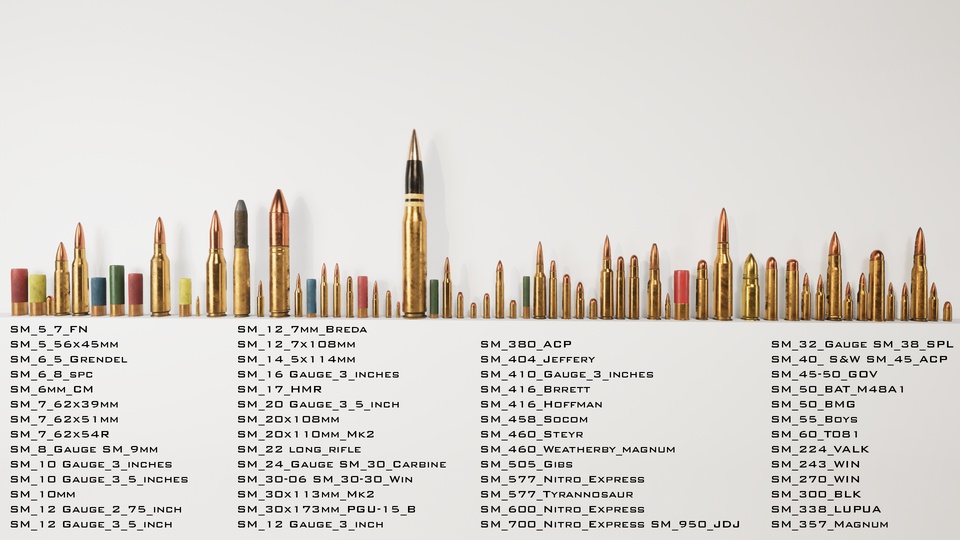 Bullet Sizes Smallest To Largest - Infoupdate.org
