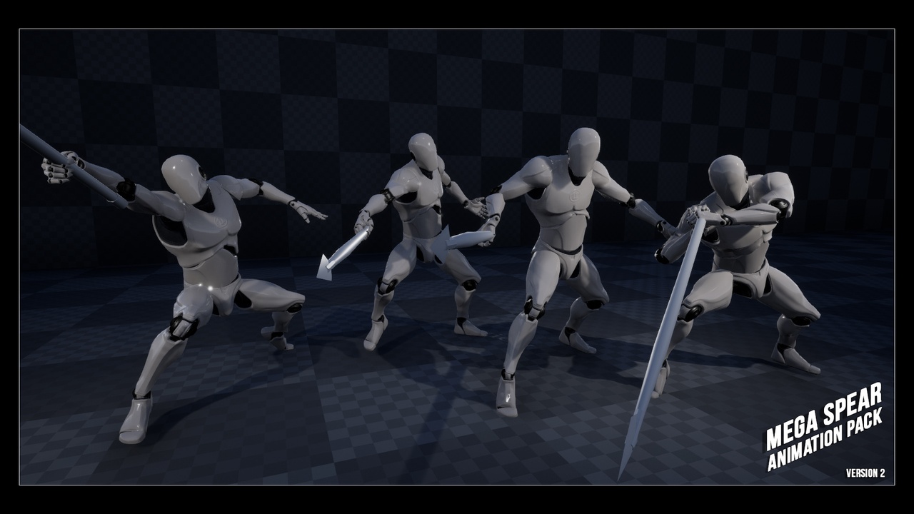 Mega Spear Animation Pack