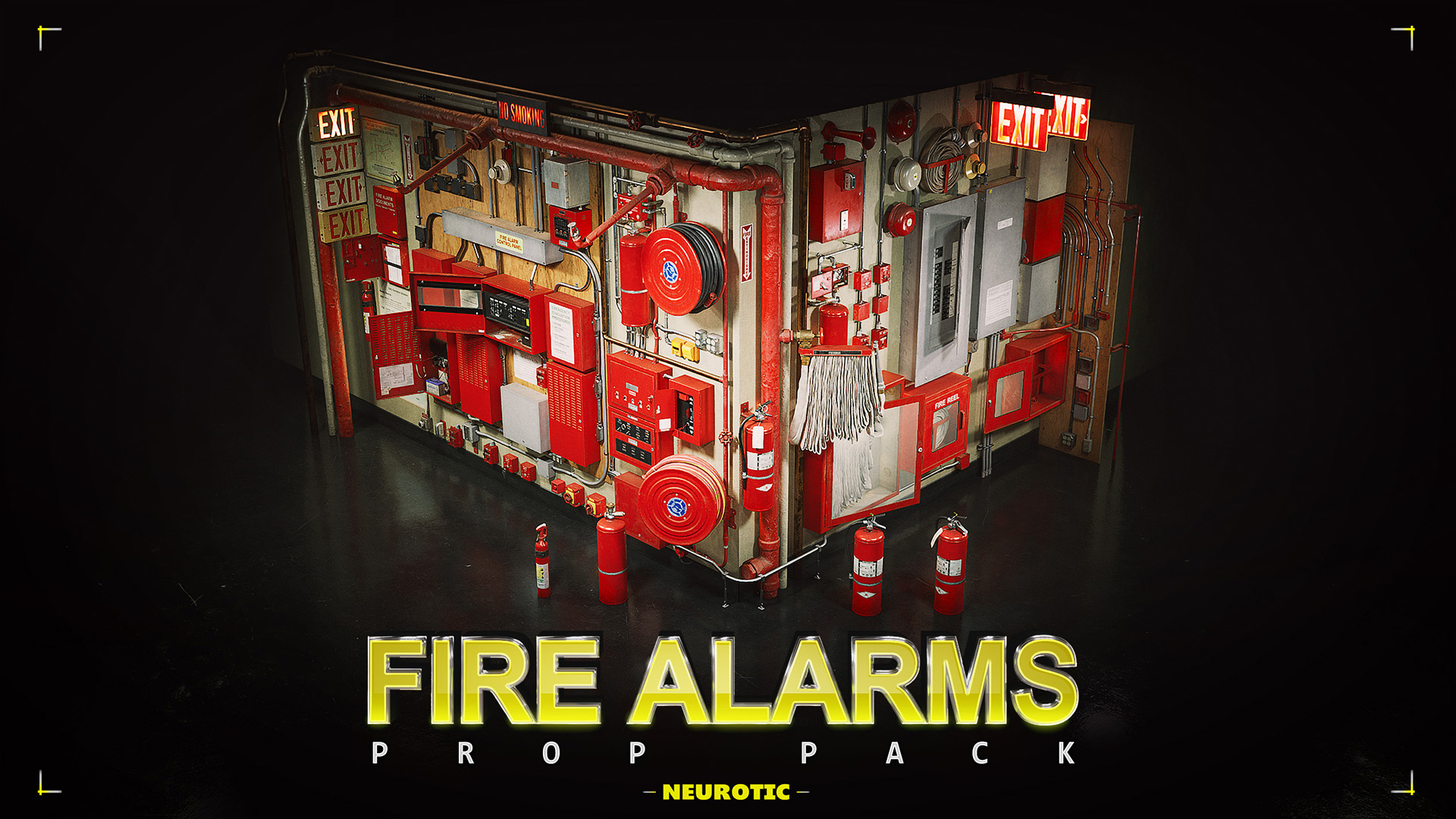 Fire Alarms Prop Pack | Fab