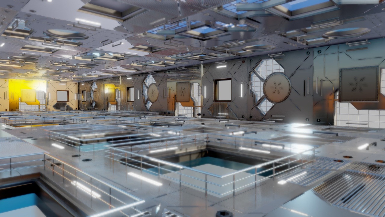 Space Futuristic Building Designs