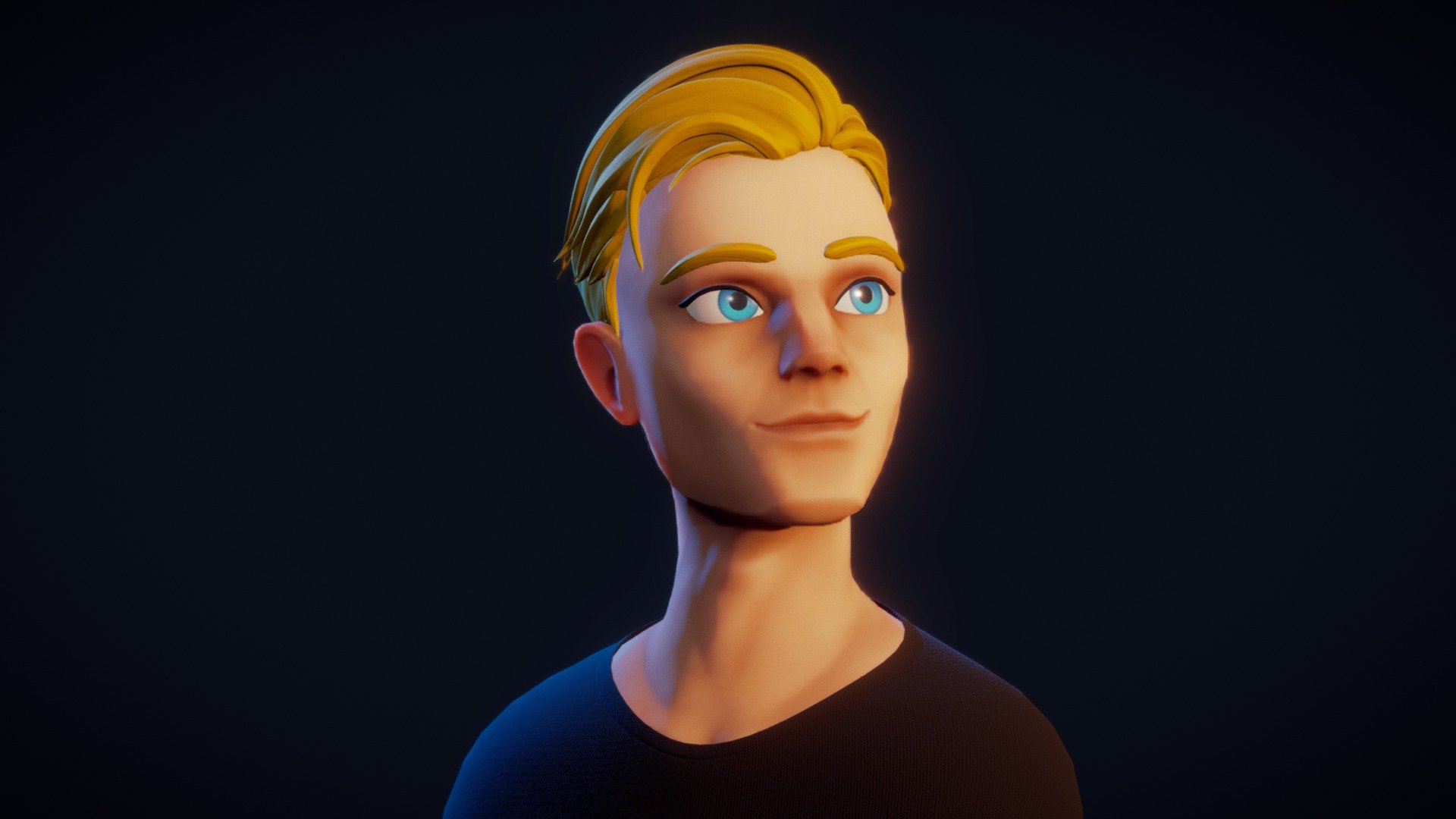 Boy portrait stylized | Fab