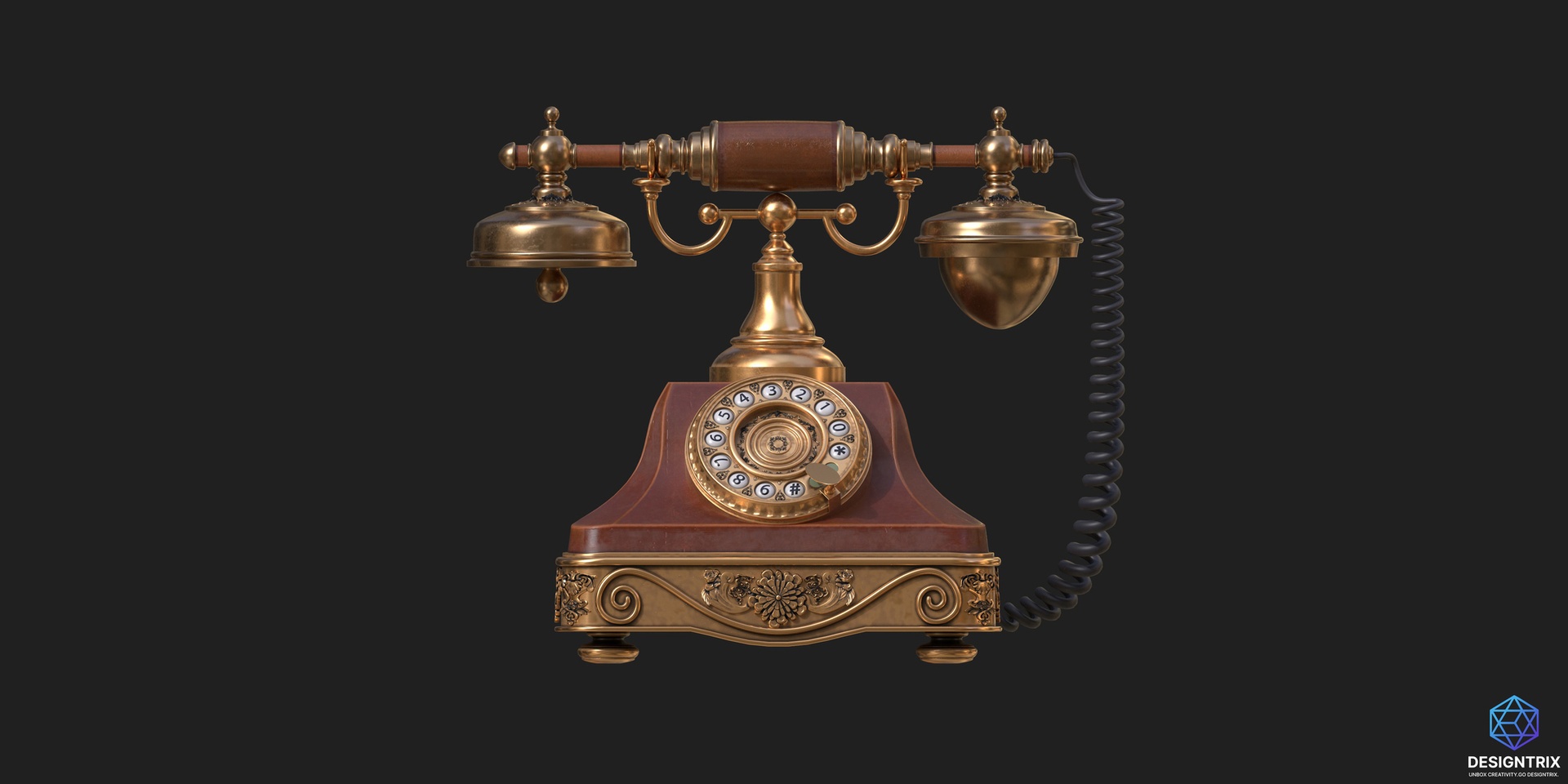 Antique Telephone 3D model | Fab