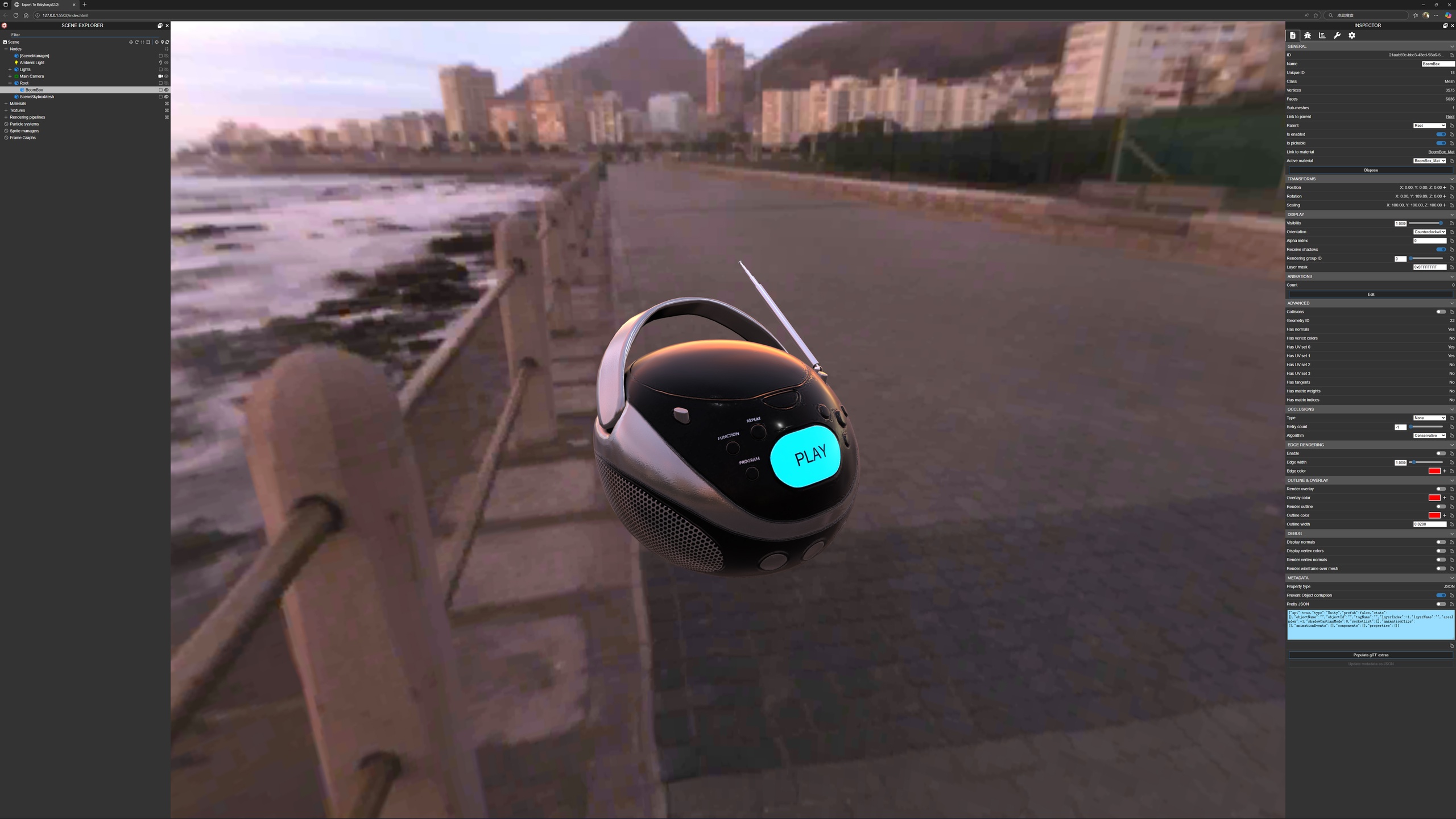 Export To Babylon.js | Fab