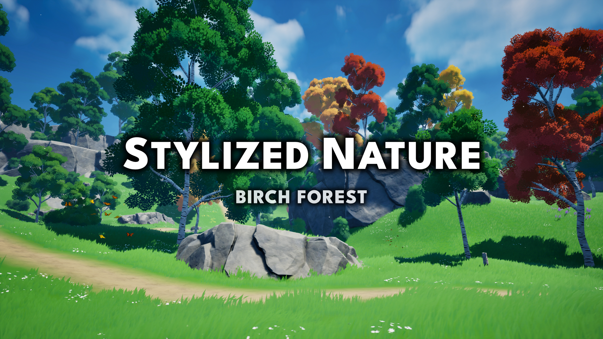 Stylized Nature - Birch Forest | Fab