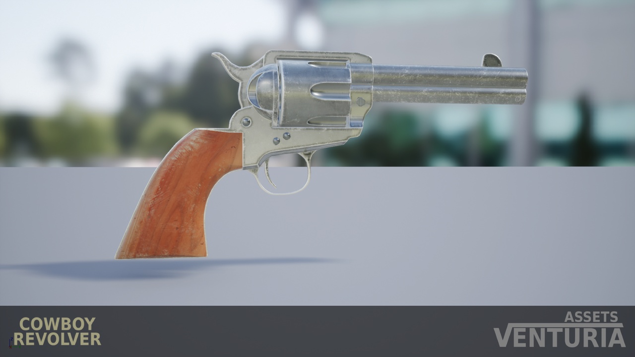 Western Revolver Animation
