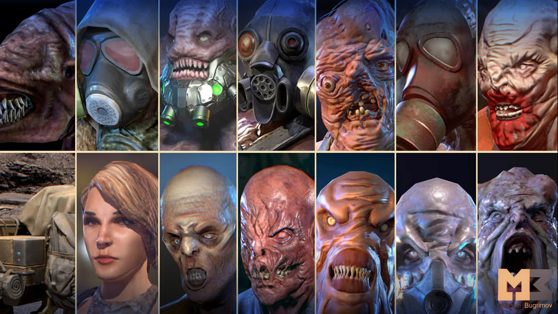 Post-Apocalyptic Characters (Pack) | Fab
