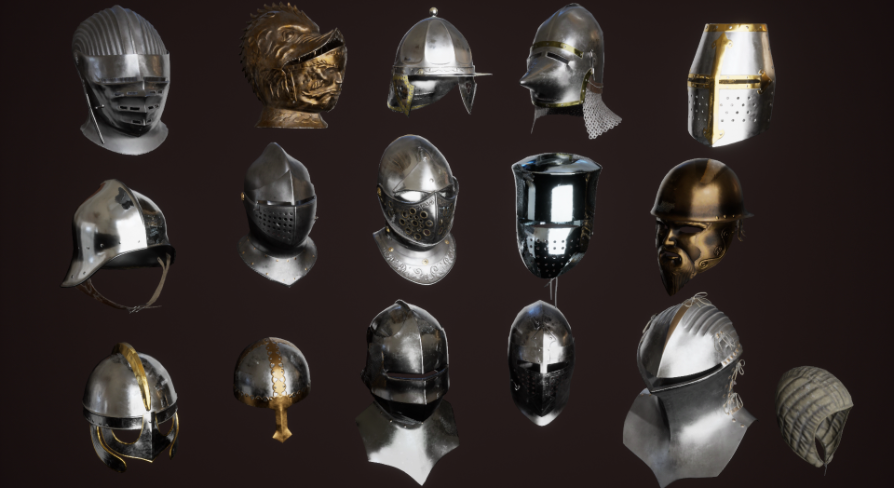 Knight Helmets Thor Instruments Helmet New Black Barbuta Roman