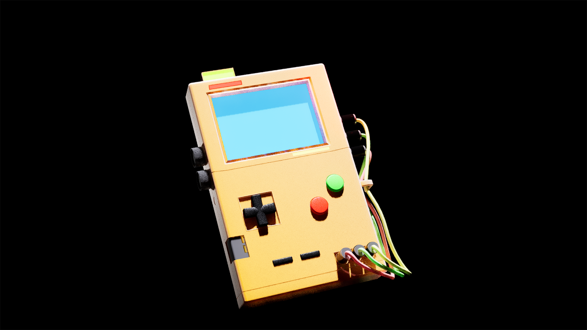 Stylized Retro Handheld Device – Game Console / Tech Gadget | Fab