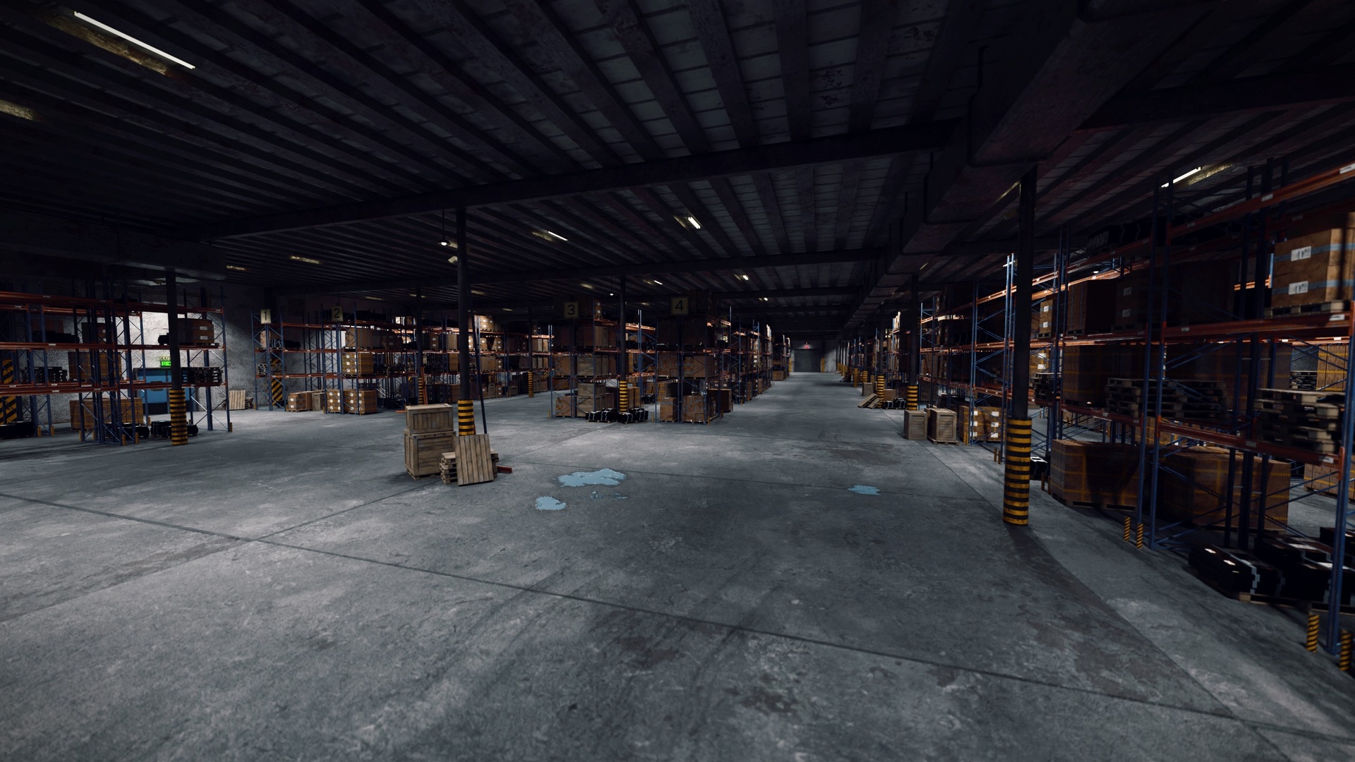 Modular Warehouse Interior Game Ready Environment Kit UE5 Unity Low ...