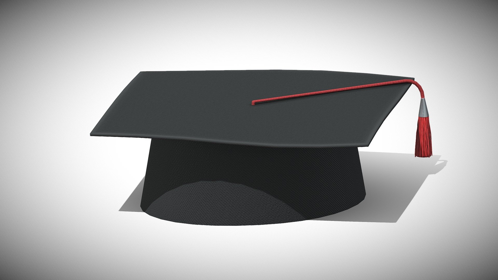 Graduation Cap with Tassel - 3D Model for Graduation-Themed Projects ...