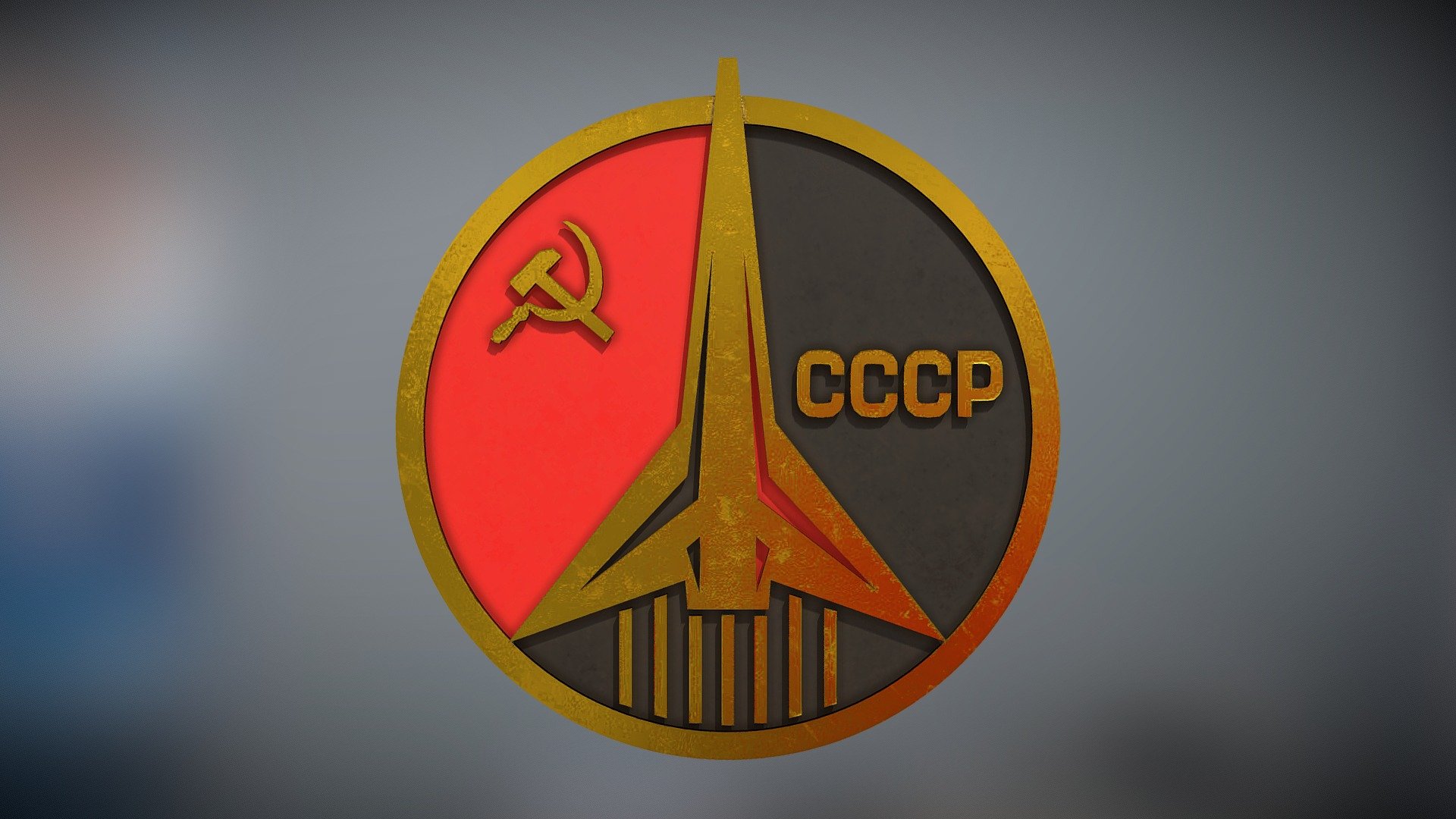 Soviet Union Space Program Logo