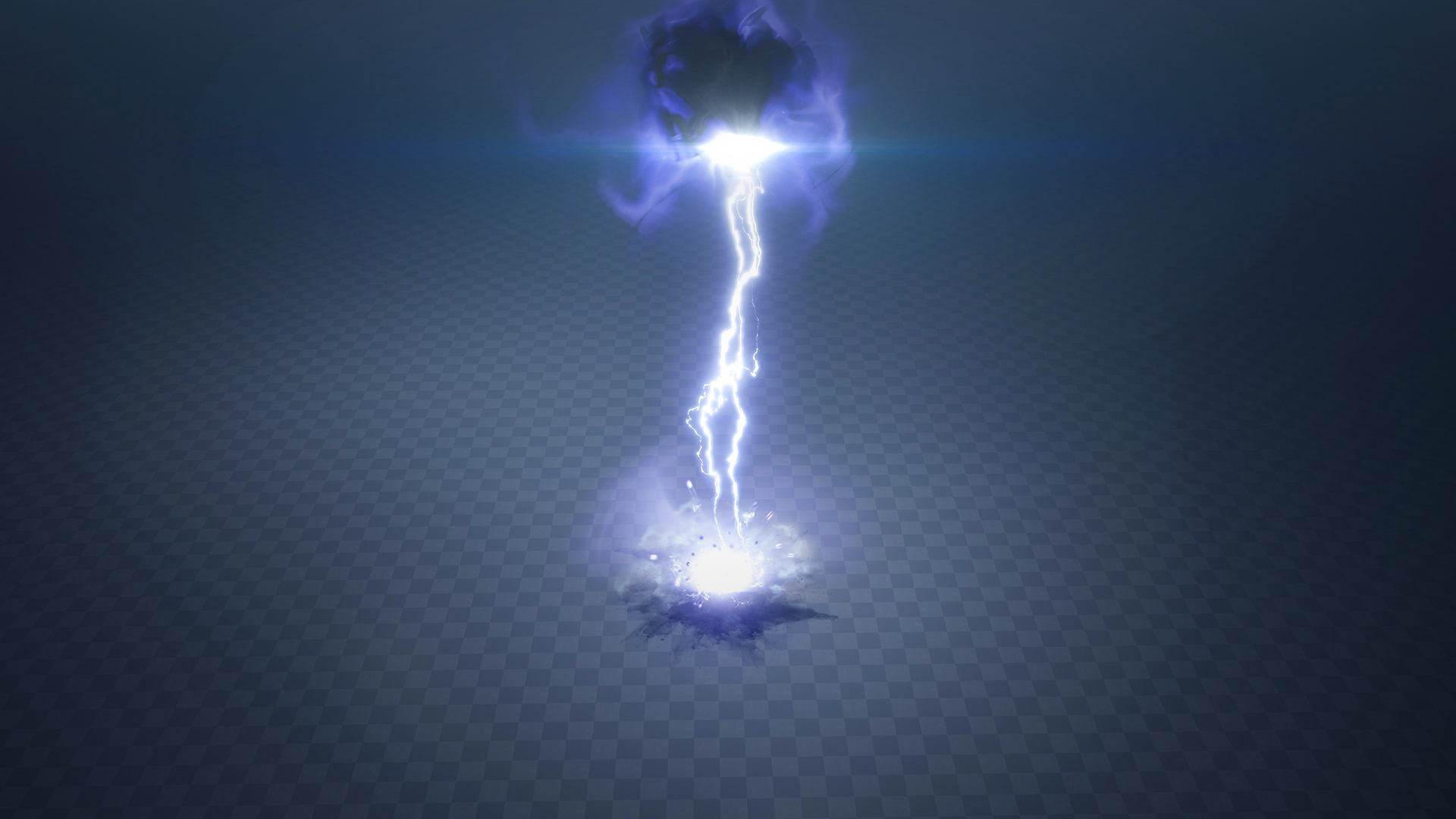Lightning Strike Blue Spell VFX | Fab