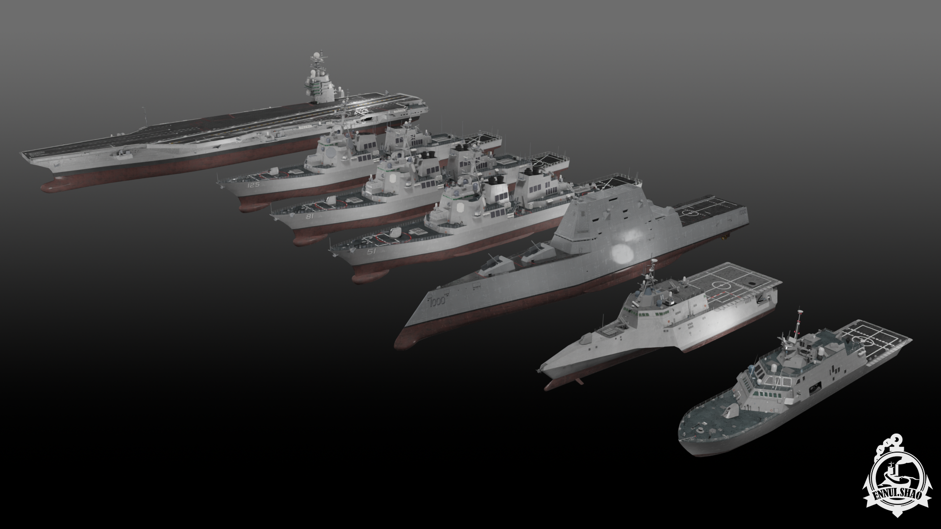 Modern US Navy warships | Fab