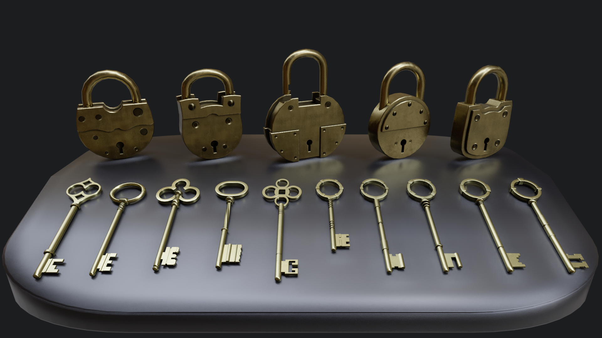Keys and Padlocks | Fab