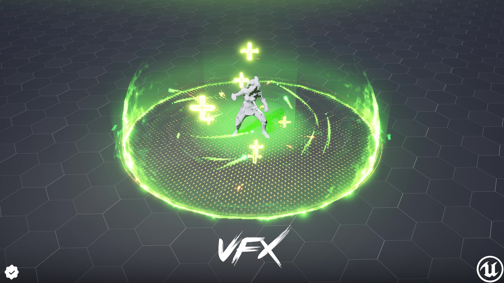 AOE Healing Aura VFX | Fab