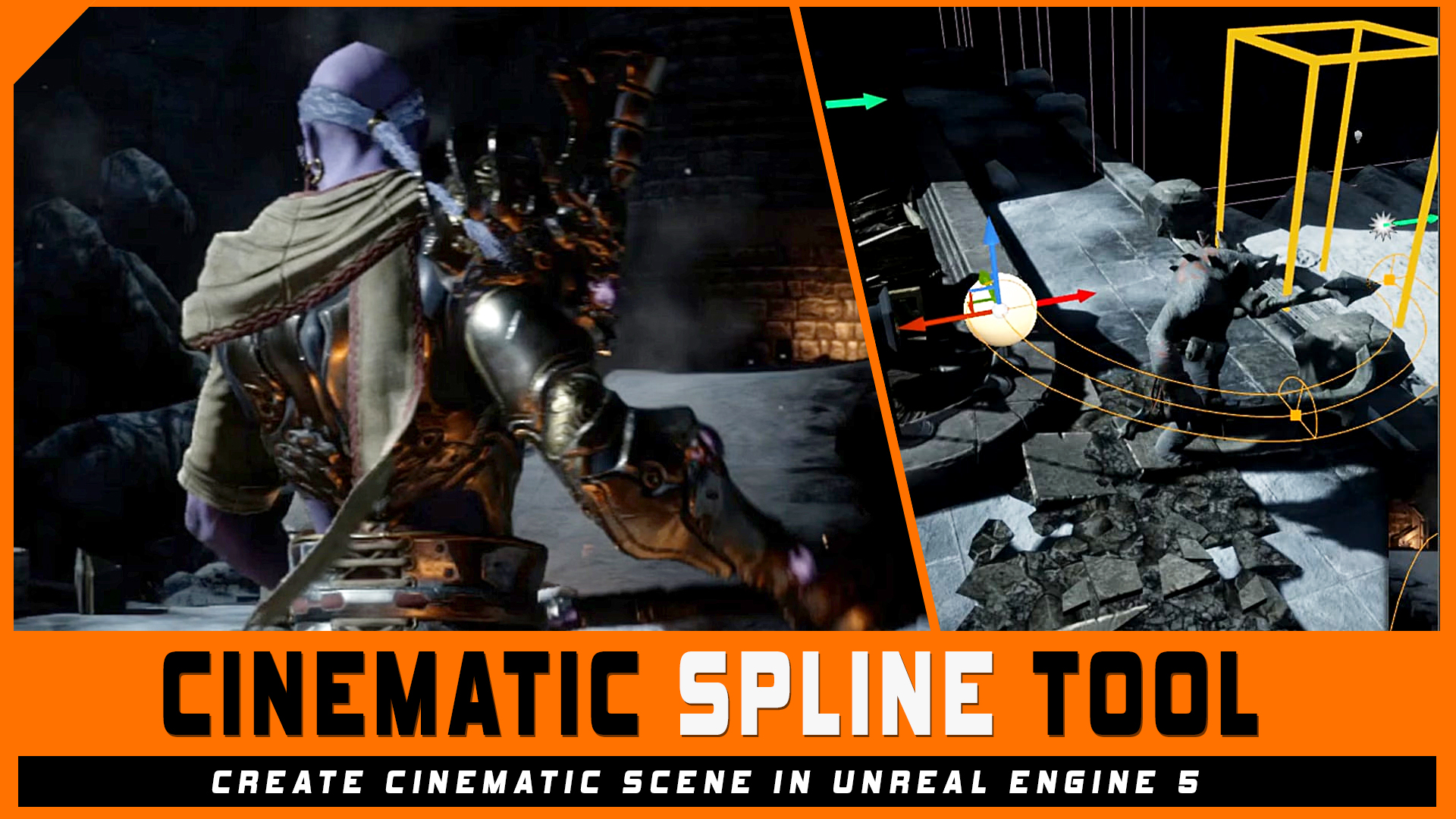 Cinematic Spline Tool