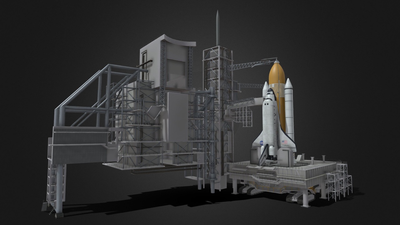 Space Shuttle Pad Model