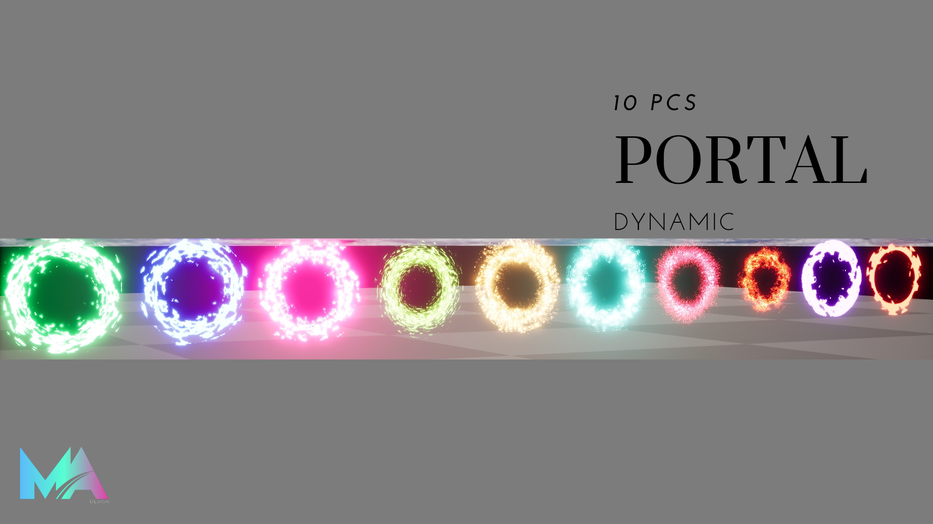 Dynamic Portal Material – 4K PBR Textures for Sci-Fi & Fantasy Gateways ...
