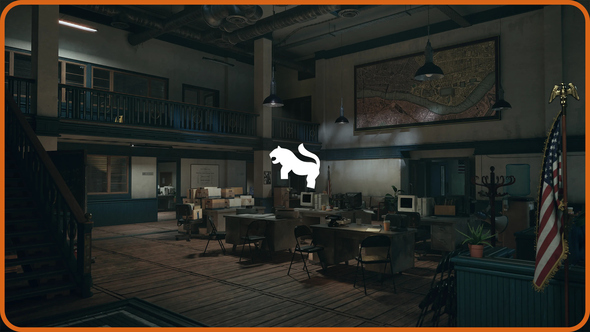 Retro Police Station Environment ( Retro Police Station Police Interior ...