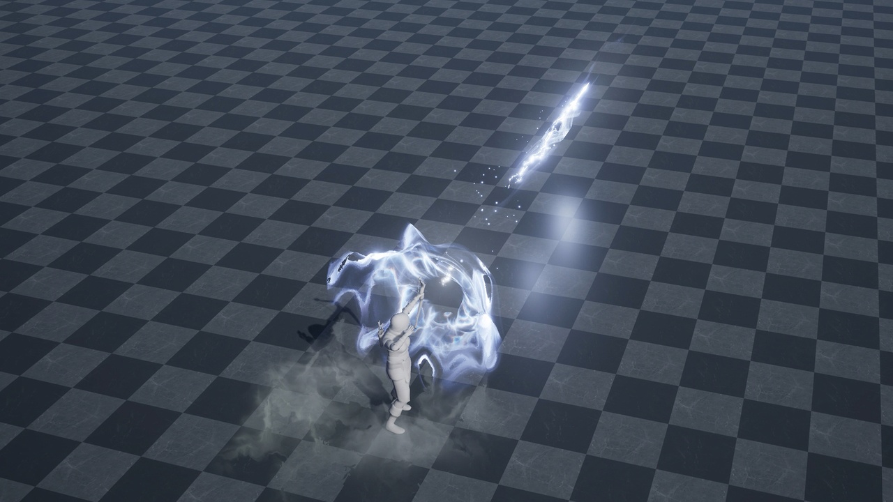 Magical Lightning Arrow Spell VFX | Fab