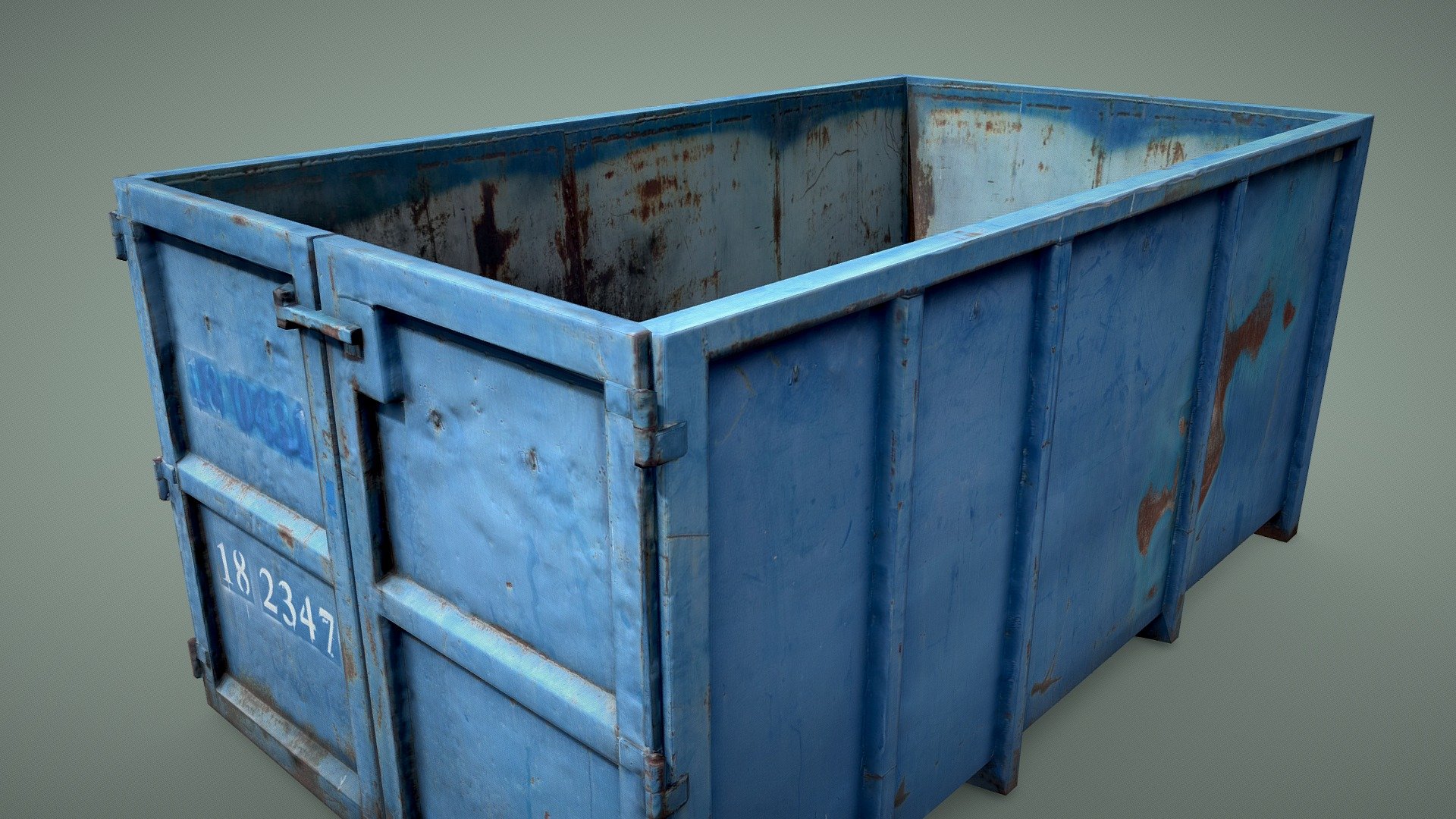Dumpster Container v2 - Game ready scan | Fab