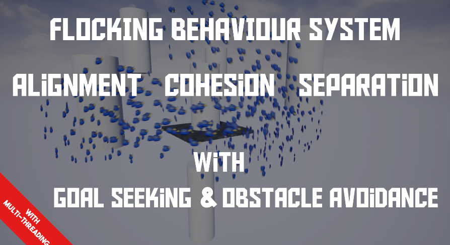 Flocking Behaviour System [Ideal for simulation of birds, fish, bees ...