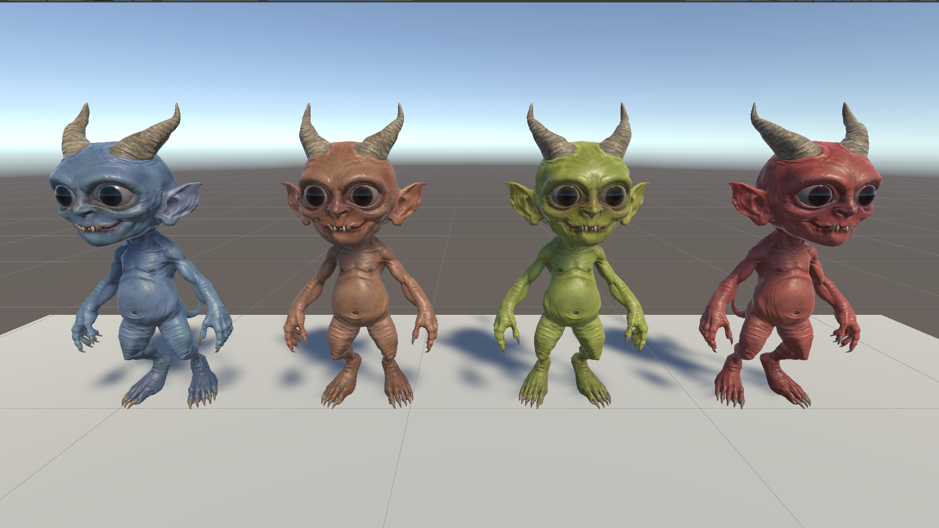 Game Ready Rigged Demon Character Download - Asset Unreal