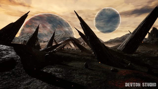 Alien Planet Concept Art