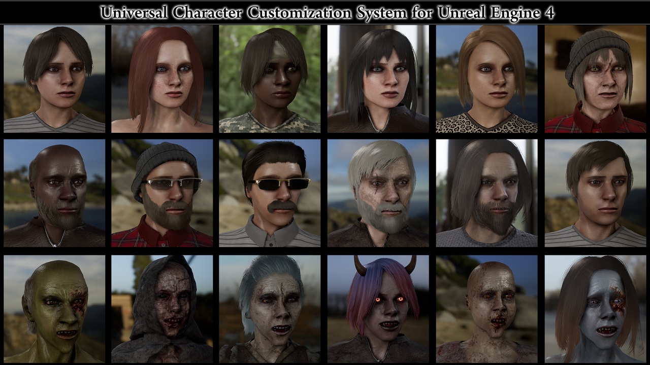 Universal Character Customization System