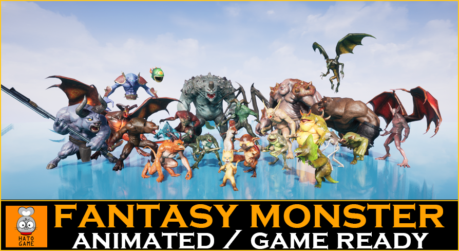 "Animated" Monster Pack V2 | Fab