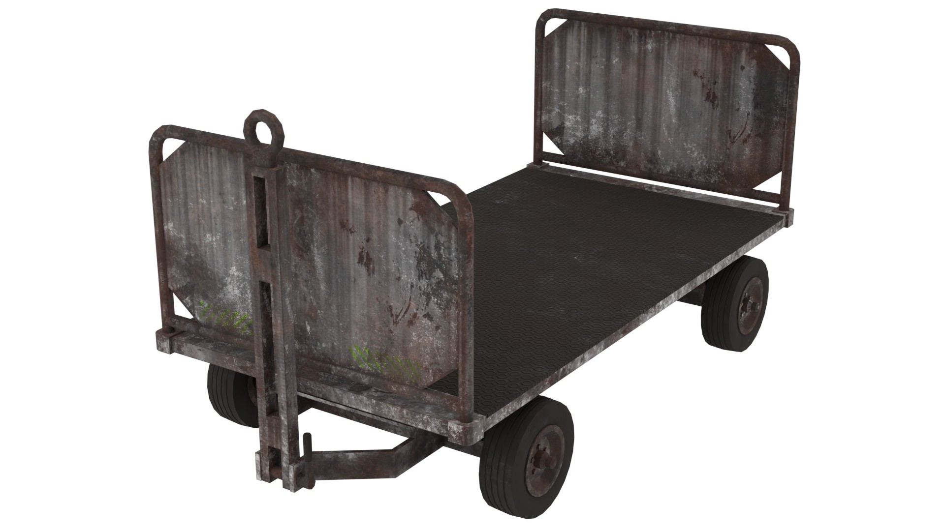 Baggage Cart 1 Rusty | Fab