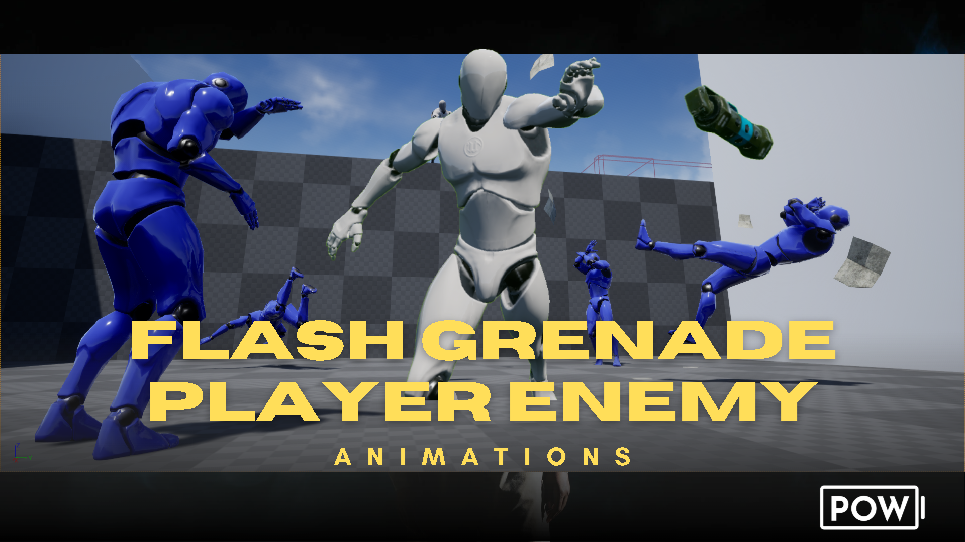 Grenade Flash Player Enemy Animations | Fab