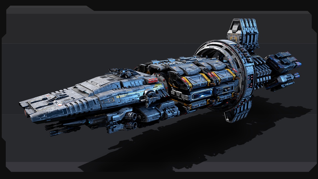 Modular Space Ship Models Hard Surface Generalist For Modular Space