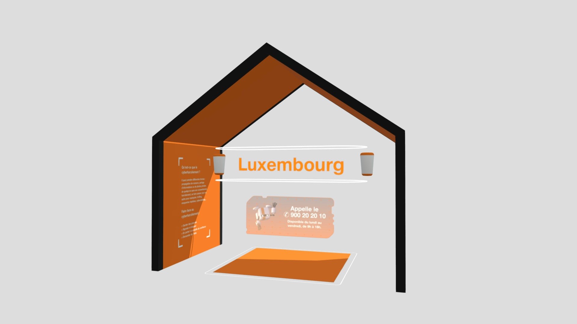 Orange Safe Contact Zone [LUX] | Fab