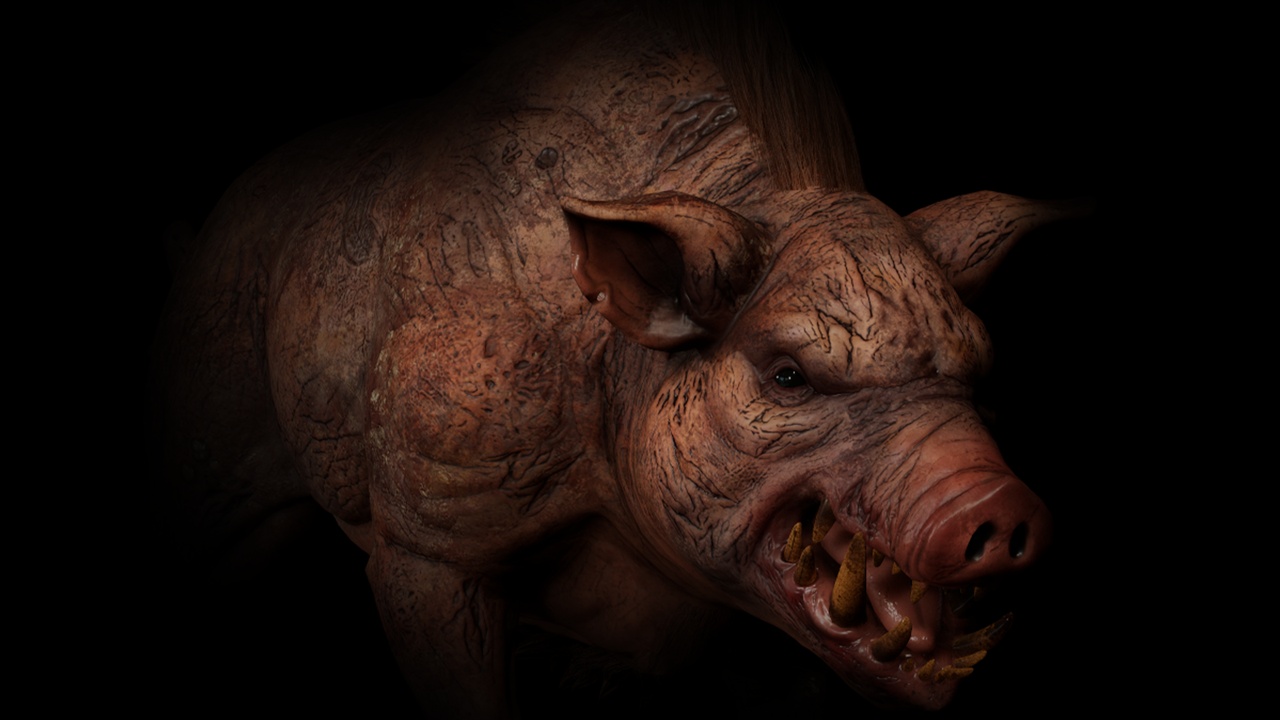 Infected Boar Horror Pig | Fab