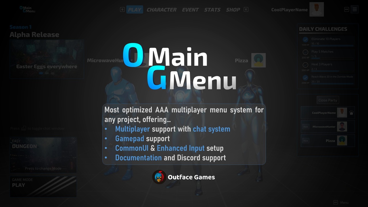 OG Main Menu System Pro
