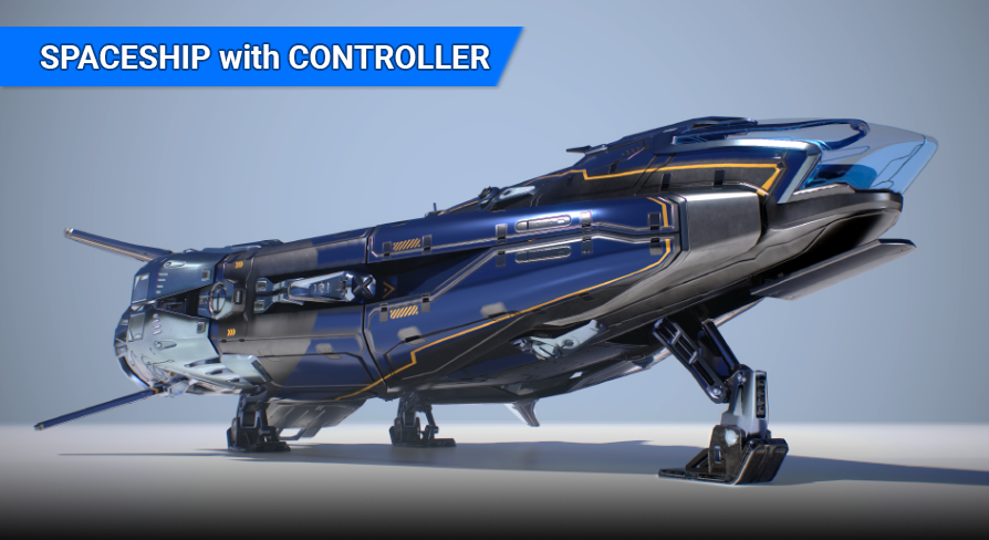 Stellar Phoenix Shuttle Spaceship With Controller